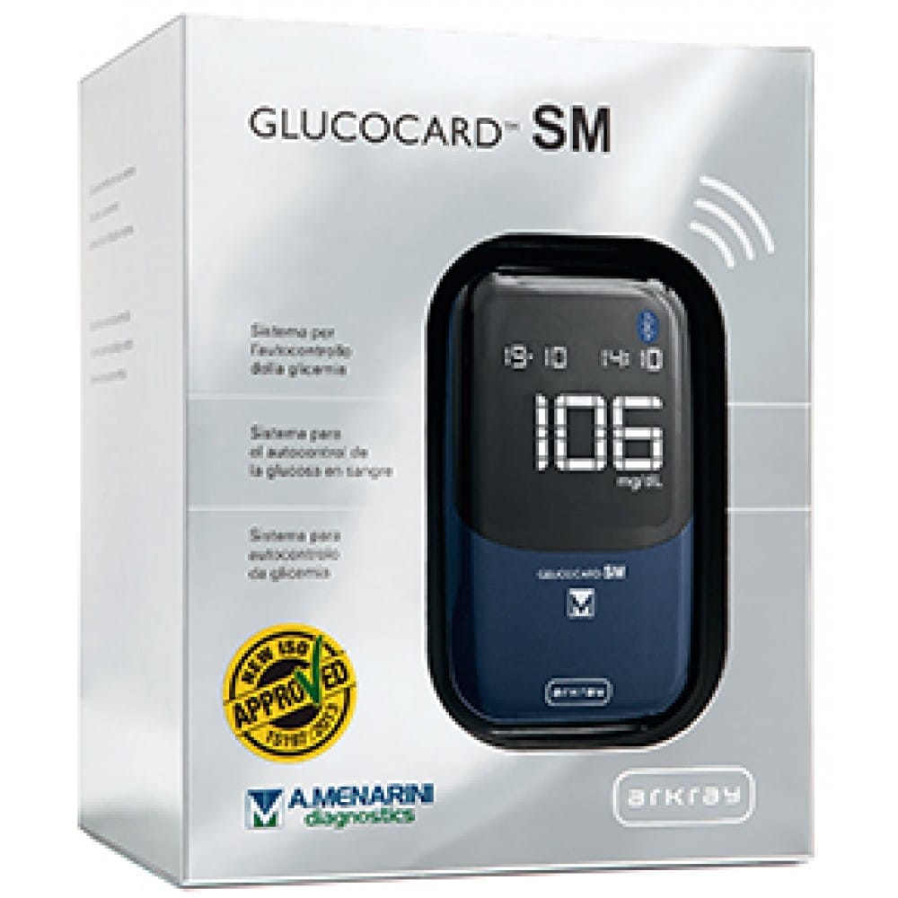 Glucocard sm meter kit misurazione glicemia uso domiciliare: Acquista ...