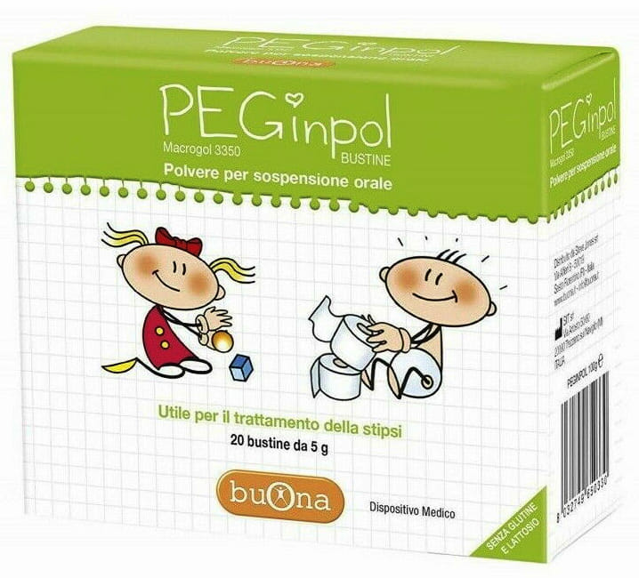 Peginpol macrogol 3350 sospensione orale 20 bustine: Acquista con ...