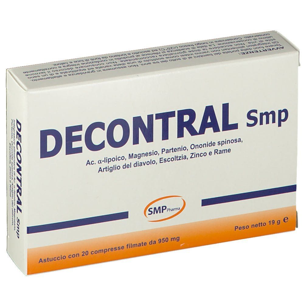 Decontral 20 Compresse: Utilizzo, effetti collaterali e prezzo ...