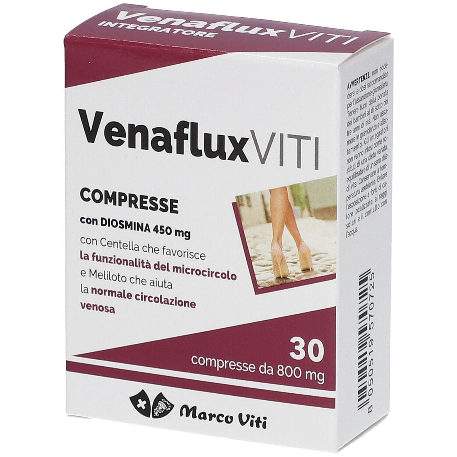 Venaflux Viti 30 Compresse: Utilizzo, effetti collaterali e prezzo ...