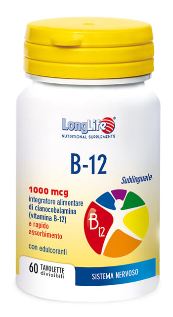 Longlife b12 1000 mcg 60 compresse: Acquista con spedizione gratuita in ...