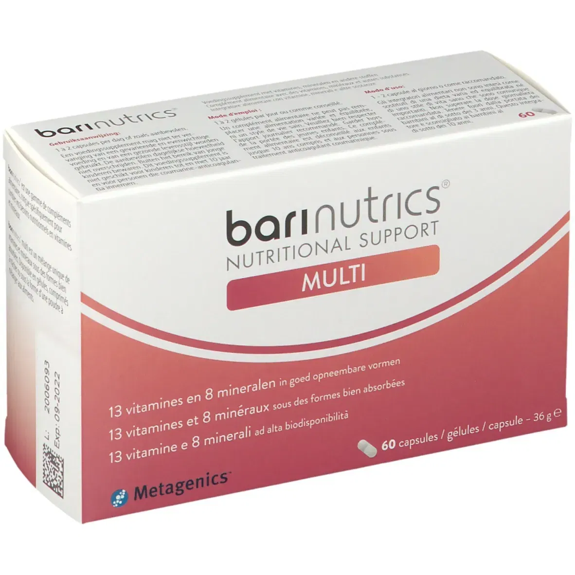 Barinutrics multi 60 capsule: Acquista con spedizione gratuita in 24-48 ...
