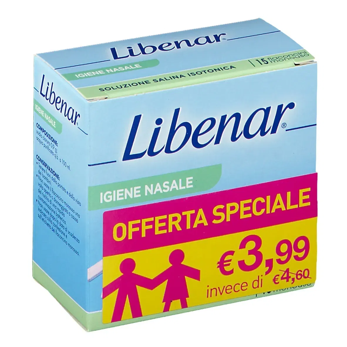 Libenar 15 flaconcini soluzione isotonica 5 ml taglio prezzo: Acquista ...