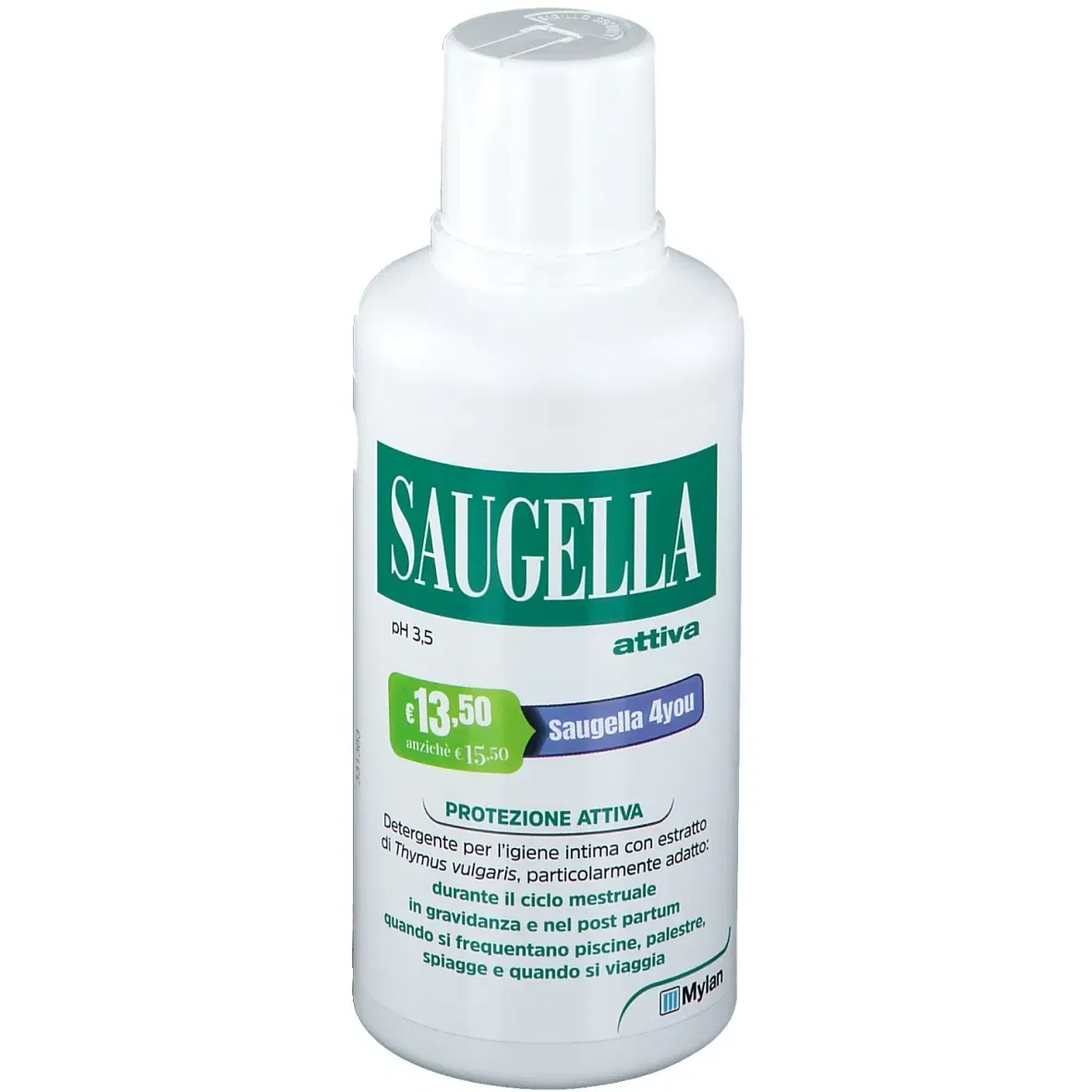 Saugella attiva 3,5ph 500 ml taglio prezzo: Acquista con spedizione ...