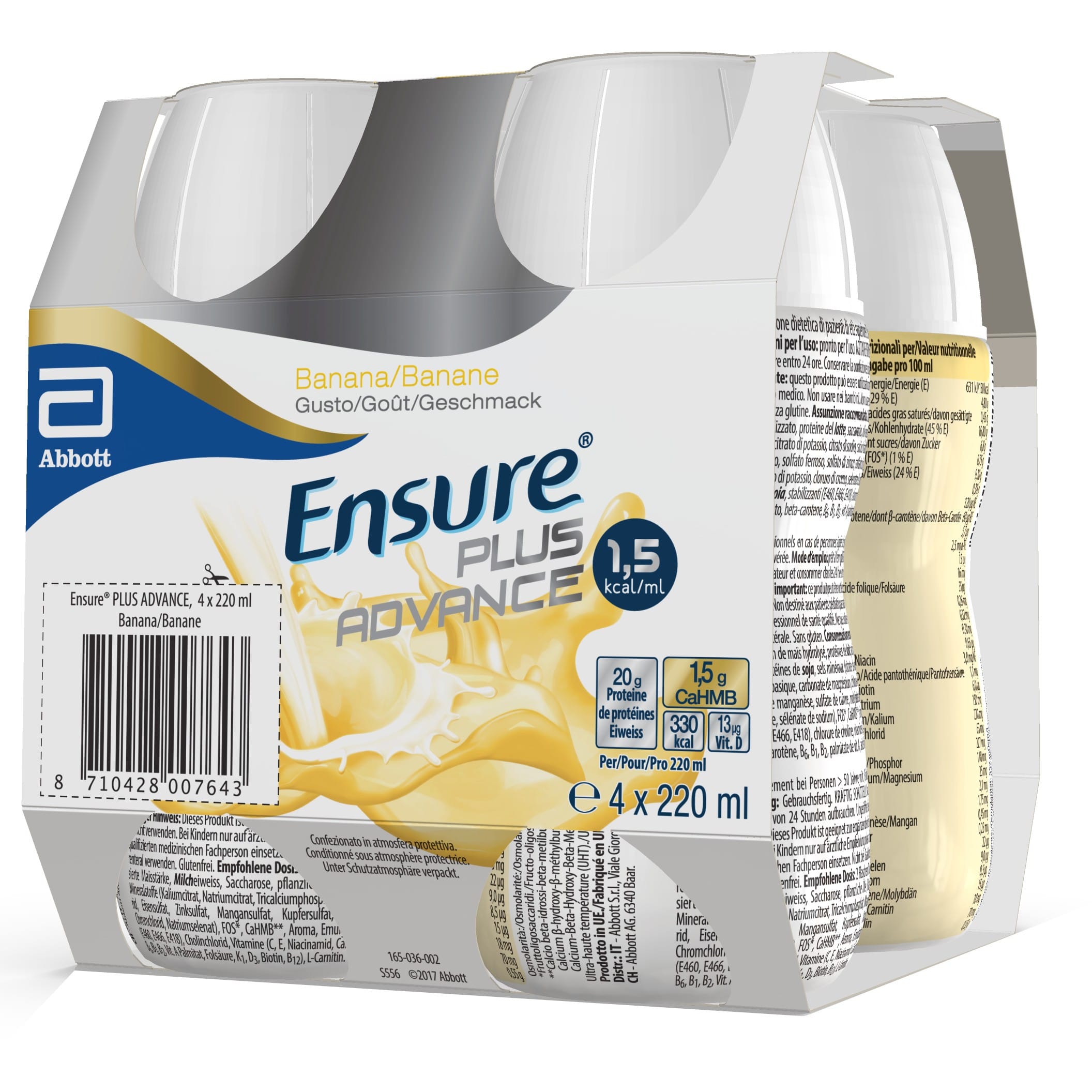 Ensure plus advance banana 4 bottiglie da 220 ml: Acquista con ...